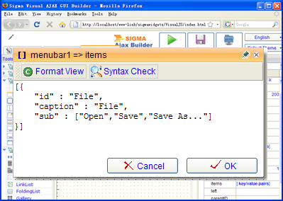 Sigma Visual Builder Manual